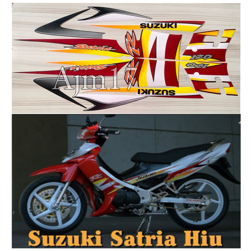 Jual STIKER STRIPING SATRIA HIU MALAYSIA 2004 MERAH PUTIH | Shopee ...