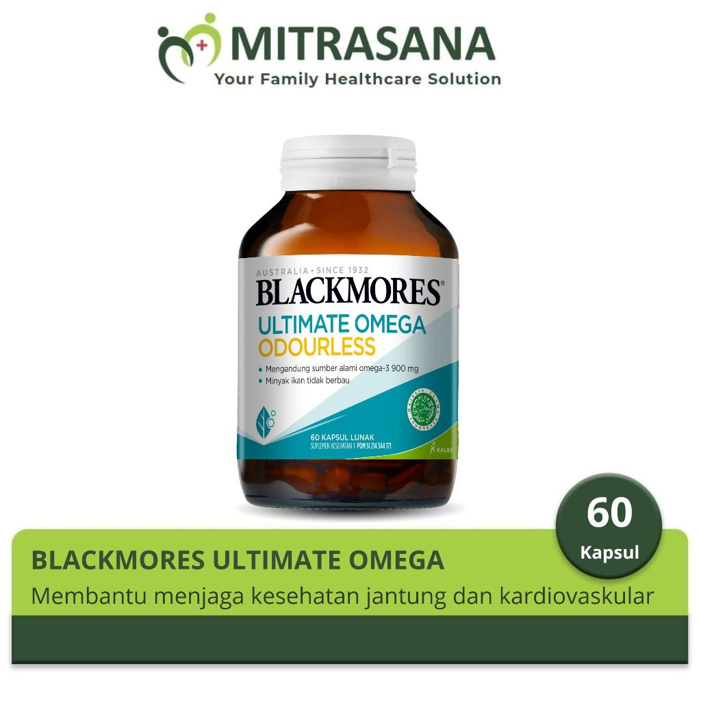 Jual Blackmores Ultimate Omega 60 Kapsul | Shopee Indonesia