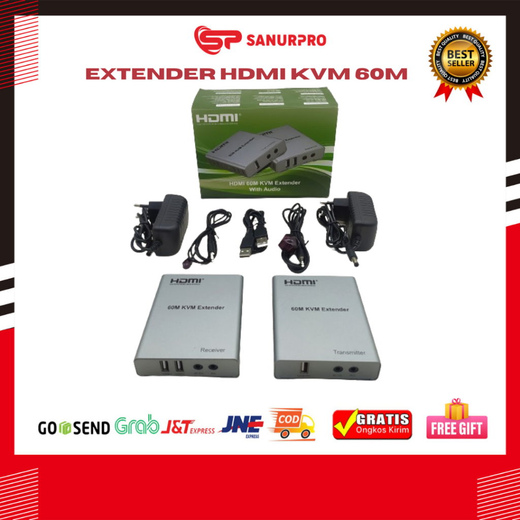 Jual Extender HDMI KVM 60M | Shopee Indonesia