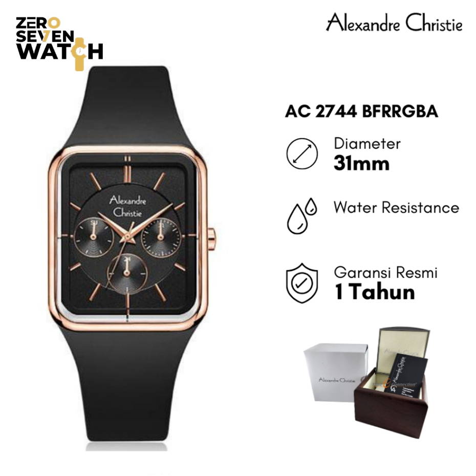 Jual Jam Tangan Wanita Alexandre Christie AC 2744 Original Garansi ...