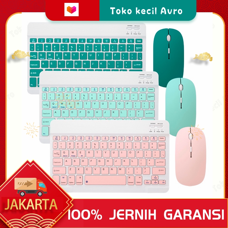 Jual 10-inch Keyboard bluetooth nirkabel, touch keyboard ringan iPad ...