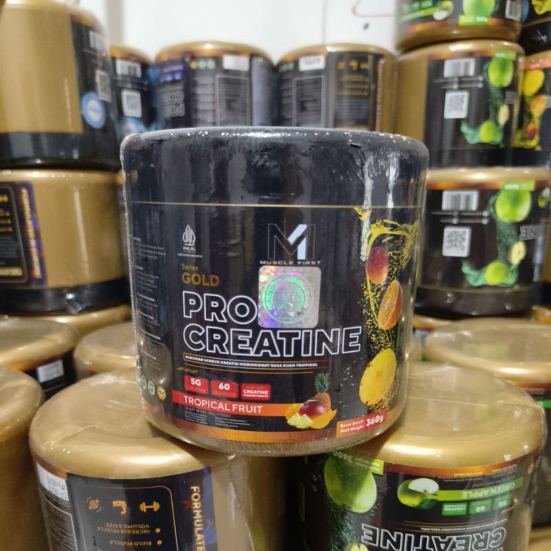 Jual Muscle First Gold Pro Creatine 360Gram 60serving Suplemen Creatin ...