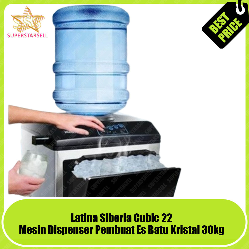 Jual Mesin Dispenser Pembuat Es Batu 30kg Mesin Cubic Latina Siberia ...