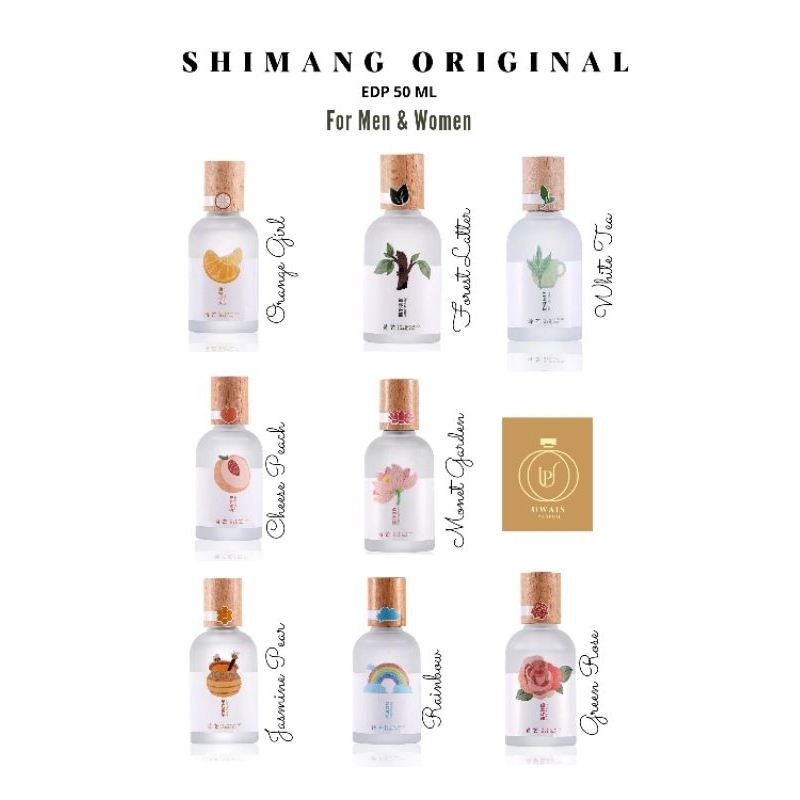 Jual Original Shi mang Parfum EDP 50 mililiter Import Tutup Botol Kayu ...