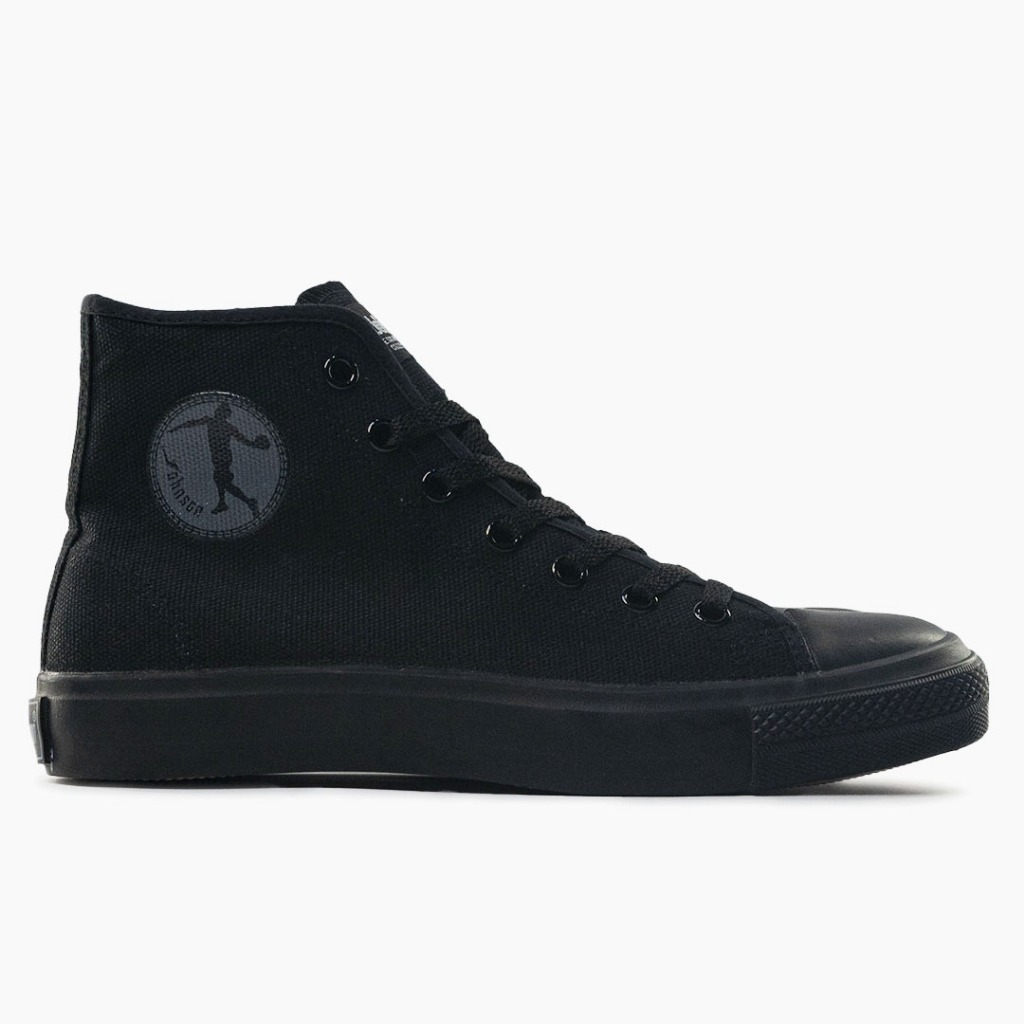 Jual SEPATU SNEAKERS JOHNSON - ZIPPER HIGHCUT (HC) BLACK MONO | Shopee ...