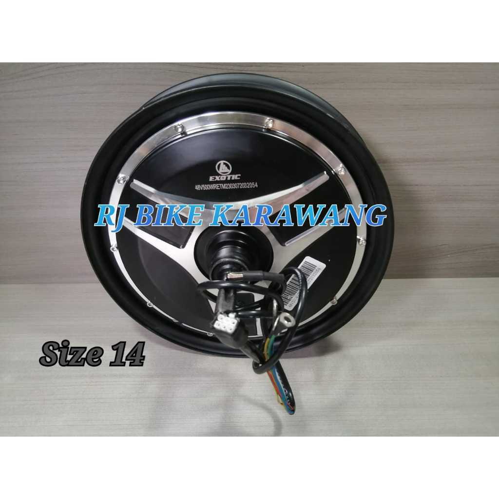 Jual Velg Sepeda Listrik Selis Depan Belakang Ukuran 14 X 2.50/2.75 ...