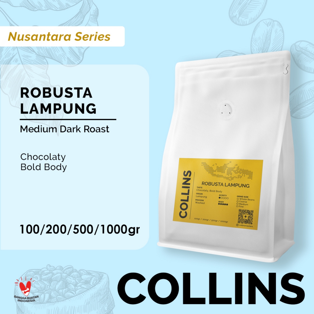 Jual Kopi Robusta Lampung 1000gr Coffee Beans ( biji / bubuk ) | Shopee ...
