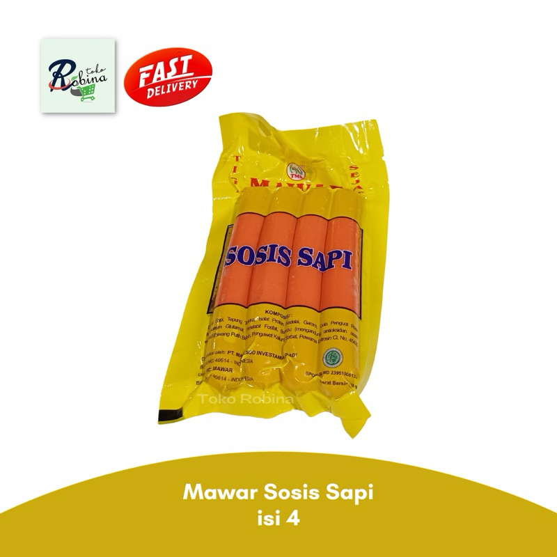Jual Mawar Sosis Sapi isi 4 | Shopee Indonesia