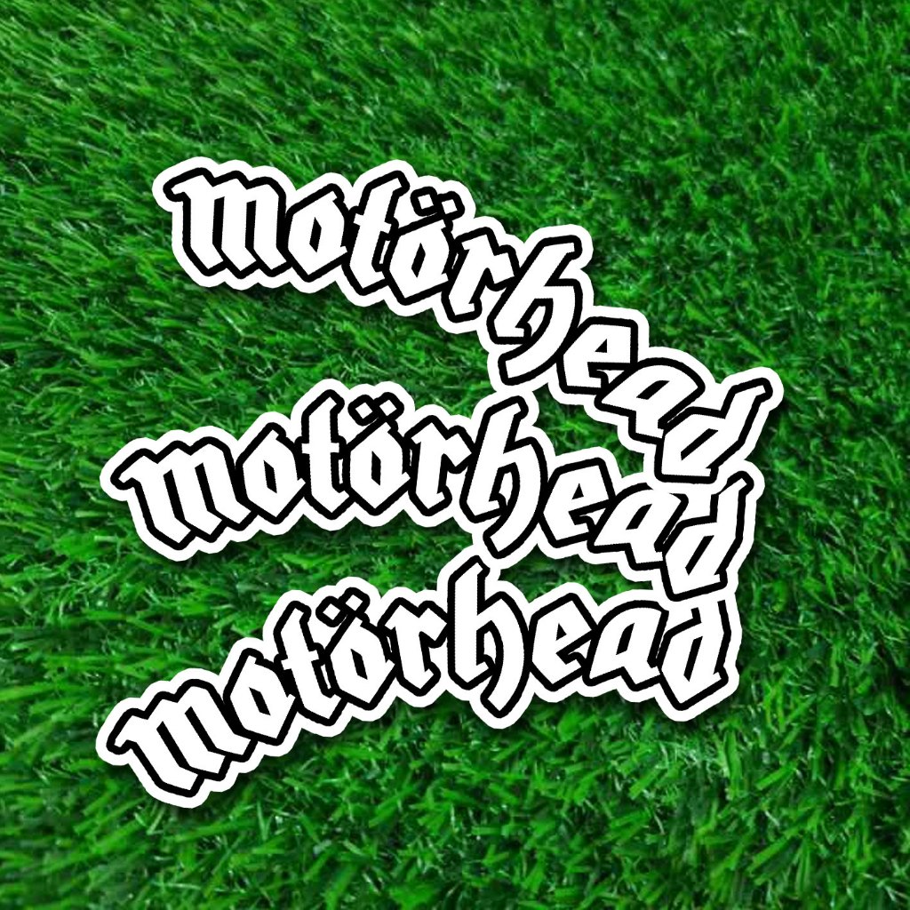 Jual Stiker Motorhead - Sticker Logo Death Metal - Stiker Cutting ...
