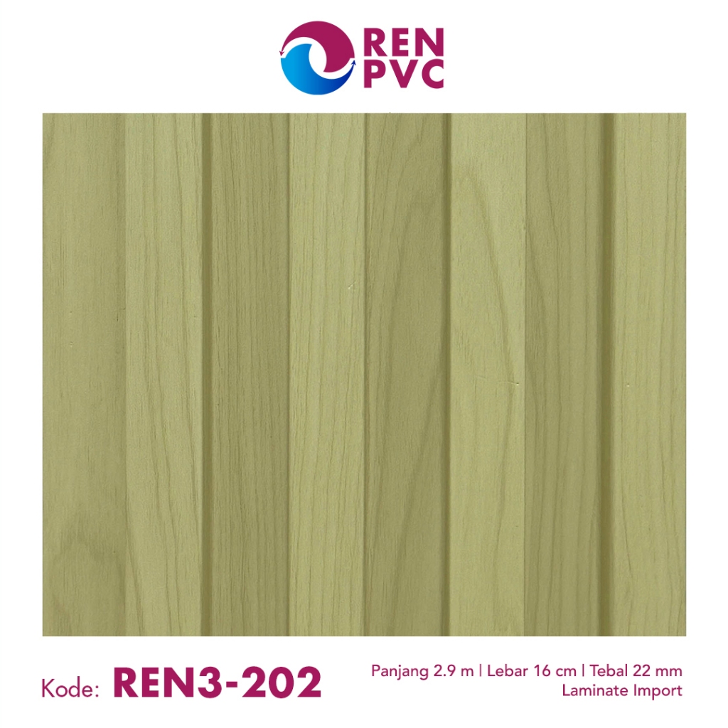 Jual REN PVC - Wall Panel WPC | 3D Wood Panel WPC | Shopee Indonesia