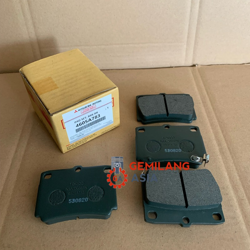 Jual BRAKE PAD RR - KAMPAS REM BELAKANG MITSUBISHI PAJERO SPORT DAKAR ...