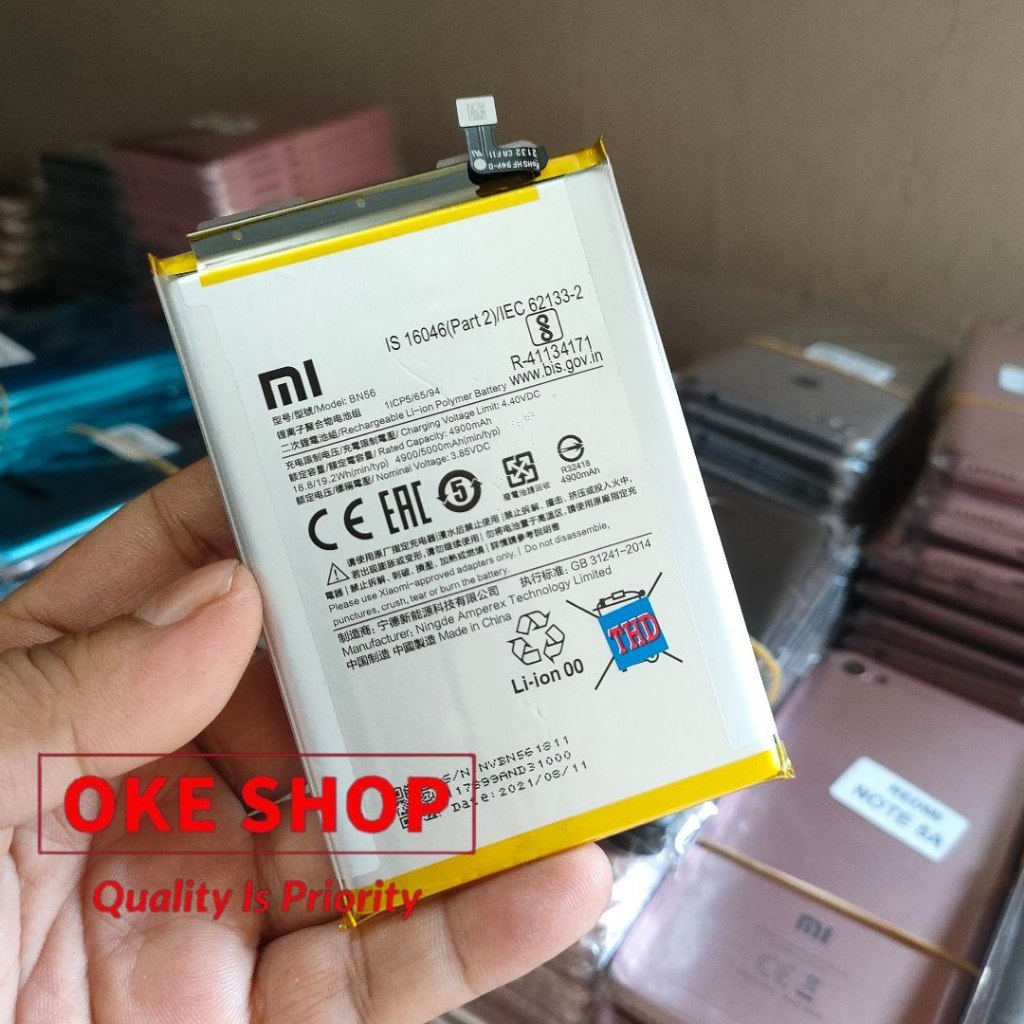 Jual Baterai Xiaomi Redmi 9c Model BN56 Batre Batrai Battery Tanam ...