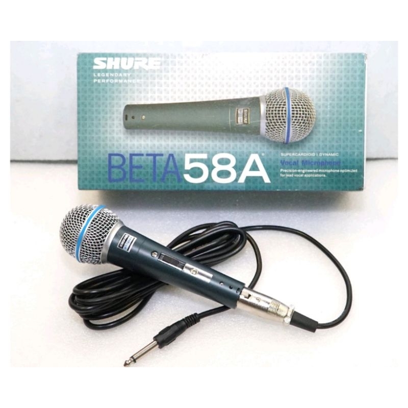 Jual Mic BETA 58A Microphone karaoke kabel BETA | Shopee Indonesia