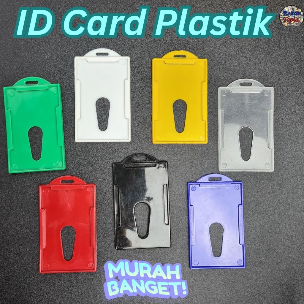 Jual ID Card Plastik Termurah / ID Card Case / Frame ID Card / Casing ...