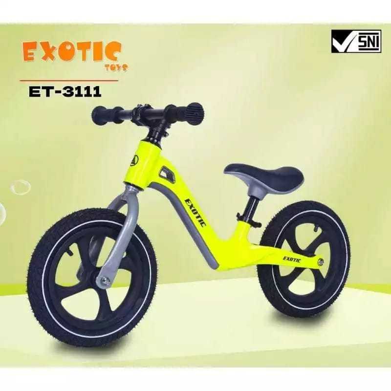 Jual Balance Bike EXOTIC ET 3111 / ET3110 Ban Karet Pushbike Sepeda ...