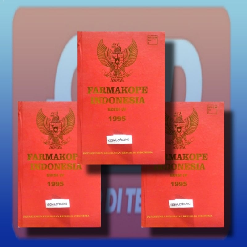 Jual BUKU FARMAKOPE INDONESIA EDISI IV ( FI 4 ) | Shopee Indonesia