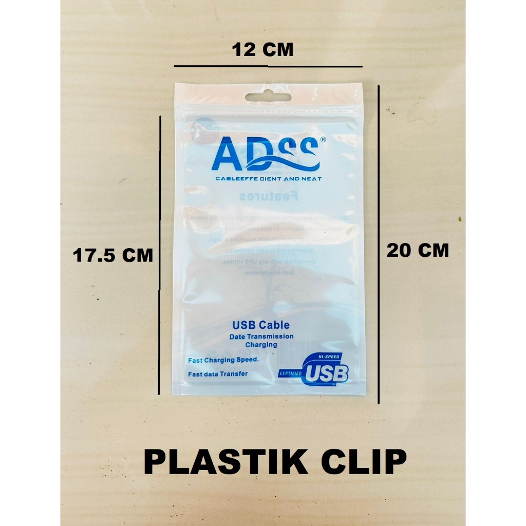 Jual PLASTIK CLIP UK 12X20CM 12 X 20 CM COCOK UNTUK ACC HP UNTUK ...