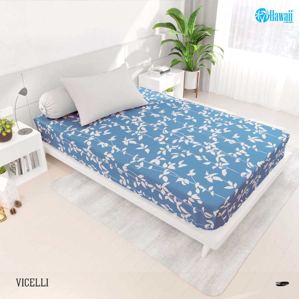 Jual HAWAII Sprei Single Fitted Vicelli | Shopee Indonesia
