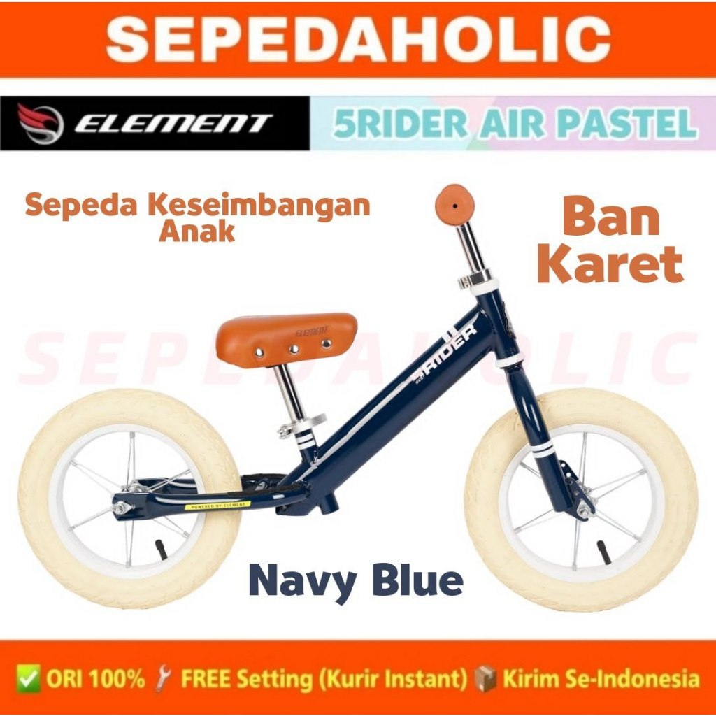 Jual Push Bike / Balance Bike RMB 5RIDER Ban Karet AIR WAFE PASTEL ...