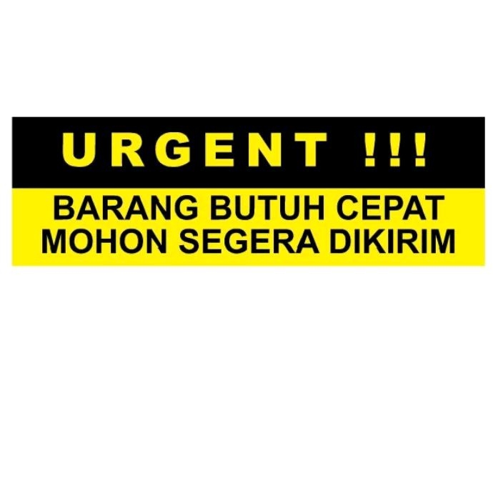 Jual STIKER URGENT BARANG BUTUH CEPAT ISI 100 PCS | Shopee Indonesia