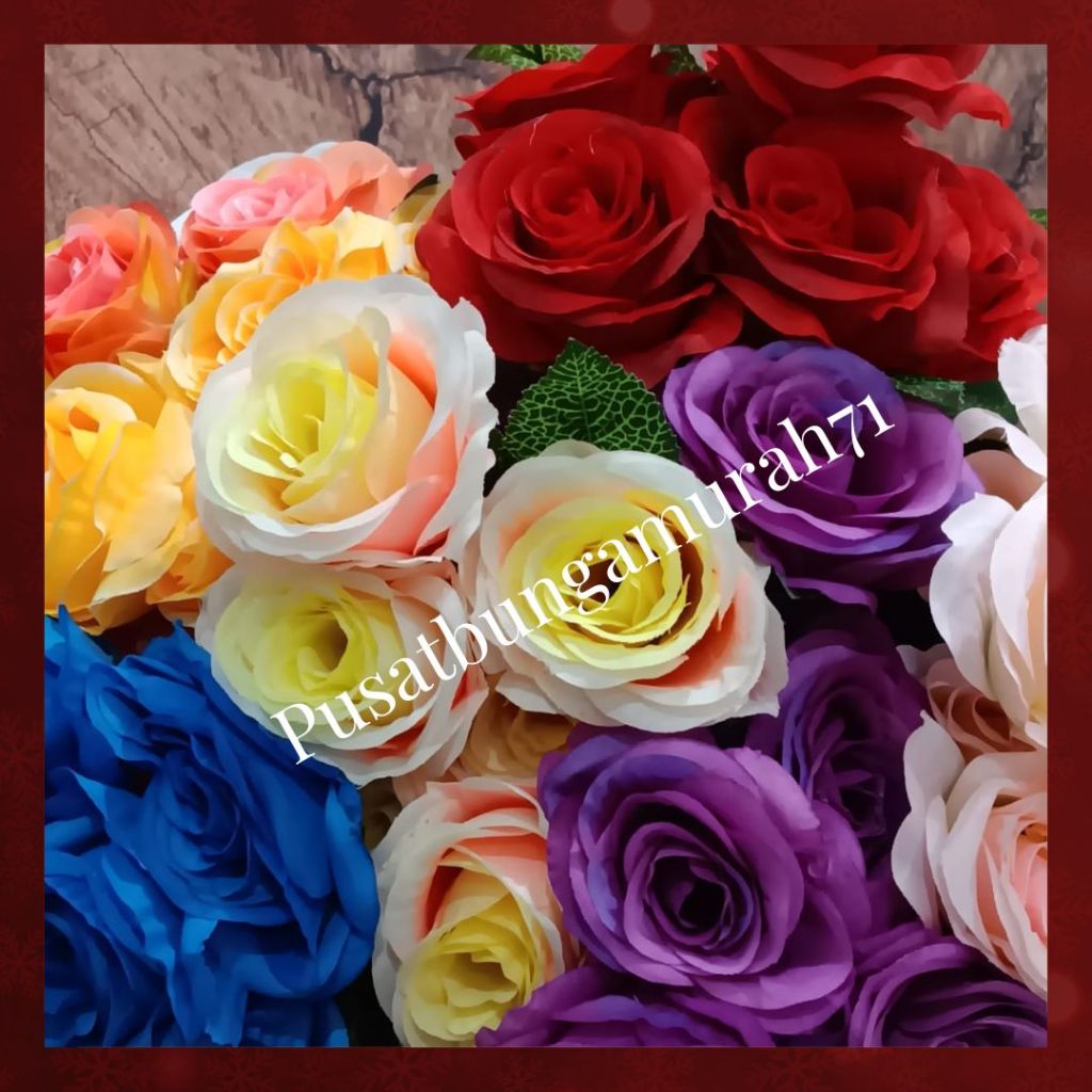 Jual Bunga Mawar Rose Tropis Cabang 6 / Ecer RT6 | Shopee Indonesia