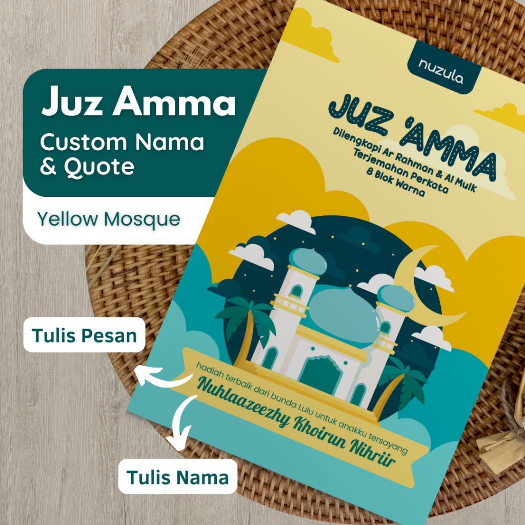Jual Juz Amma Custom Nama A5 - Juz 'Amma Hafalan Anak Premium glossy ...