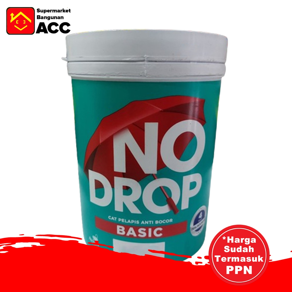 Jual No Drop Basic 20kg | Cat Waterproofing Pelapis Anti Bocor 20kg | Shopee Indonesia