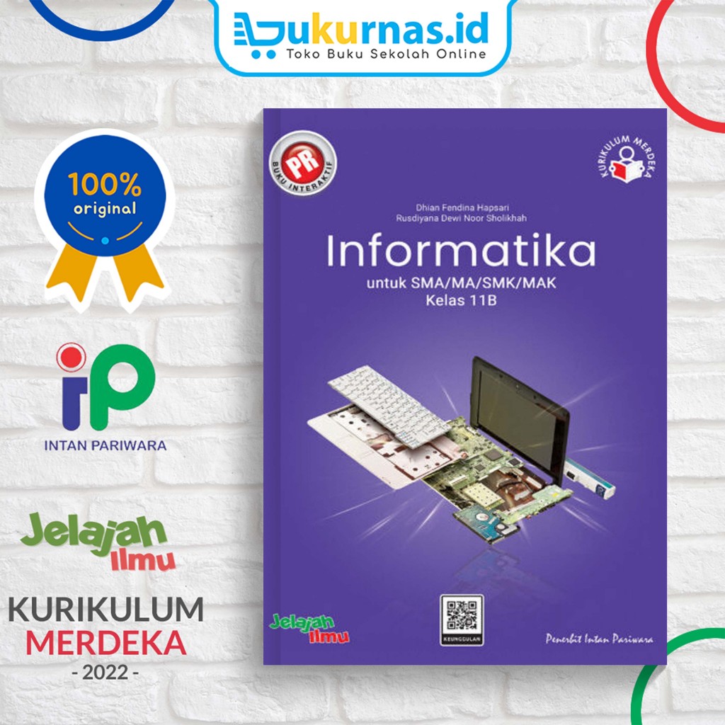 Jual Buku PR Interaktif Informatika 11B SMA/MA Kelas 11 Semester 2 - Kurikulum Merdeka - Intan ...