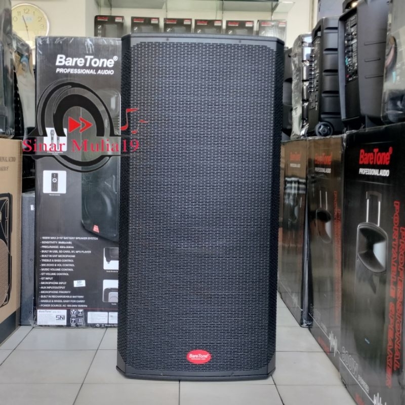 Jual Speaker Aktif BareTone MAX215PRO Double 15 Inch 1000 Watt Original ...