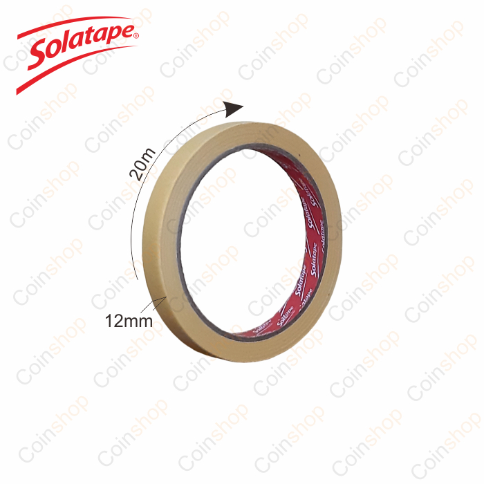 Jual Masking Tape Lakban Kertas Kecil General Purpose 1/2 inch 12mm 12 ...