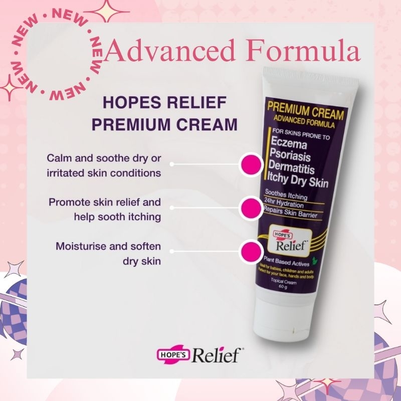 Jual Hope's Relief New Formula Premium Intensive Dry Skin Rescue Cream ...