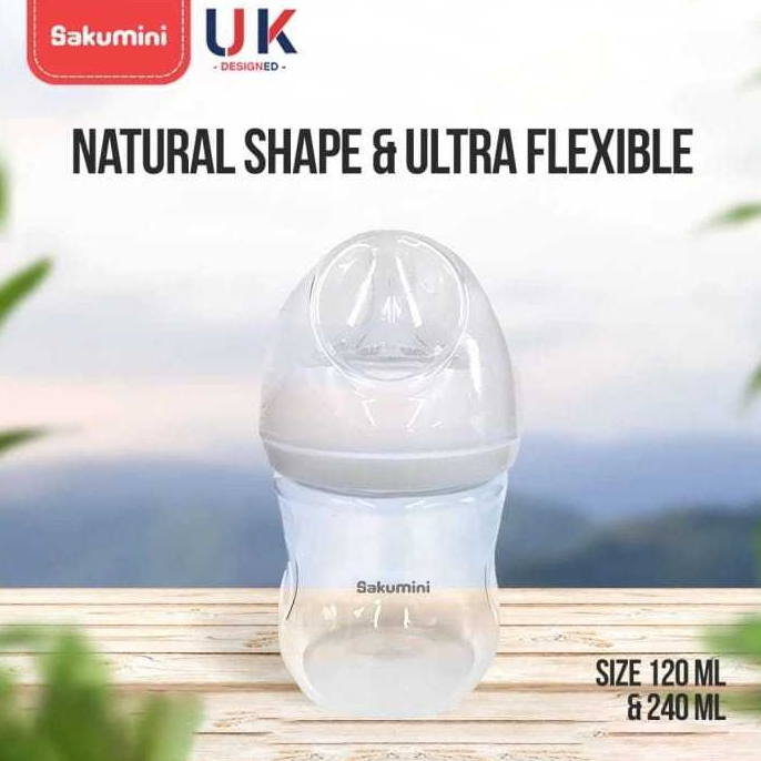 Jual SAKUMINI Baby Natural Milk Wideneck Feeding Bottle Botol Susu Bayi ...