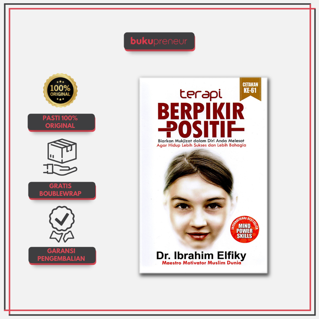Jual terapi Berpikir Positif - Dr. Ibrahim Elfiky | Shopee Indonesia