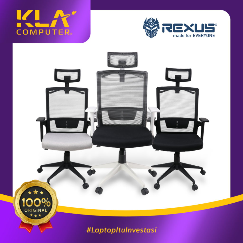 Jual Rexus NC1 Ergonomic Office Chair Kursi Kantor | Shopee Indonesia