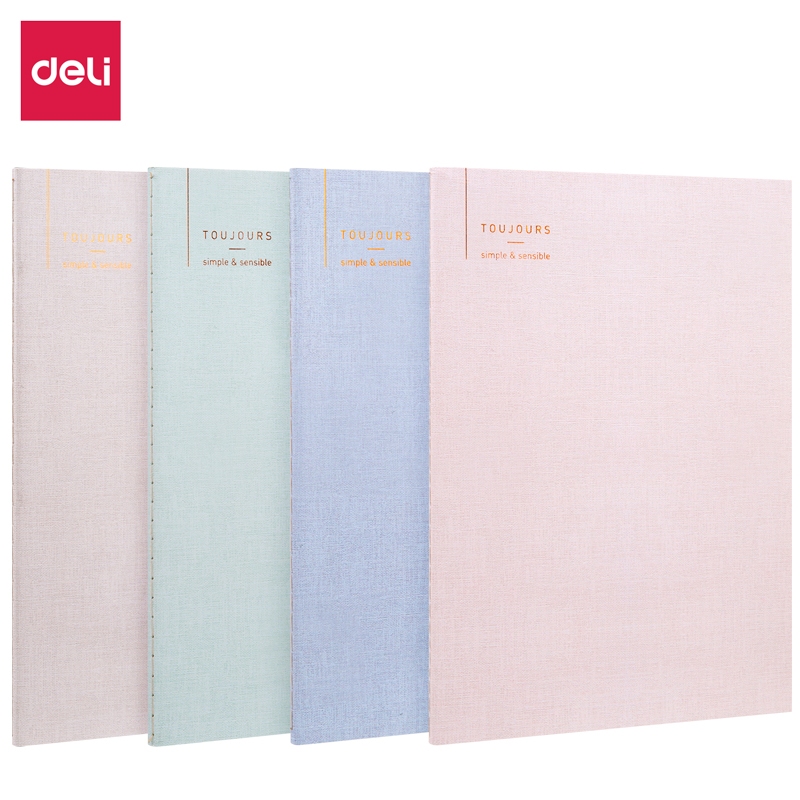 Jual ( PROMO ) Deli Notebook / Buku Tulis Jahit/ Buku Spiral A5/B5 40/ ...