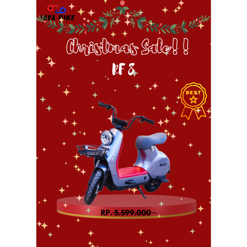 Jual Sepeda Listrik Uwinfly RF8 Redfish 8 Moped Electric Bike | Shopee ...