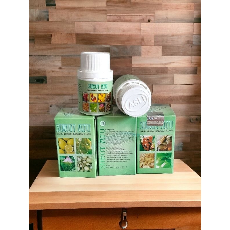 Jual Surut Ayu Jamu Herbal Pelangsing Alami Legendaris 100% Original ...