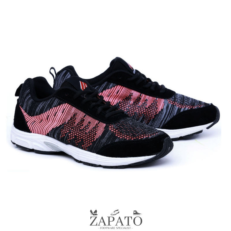 Jual Sepatu Olahraga Pria Sneakers Knit Rajut Lari Jogging Ringan ...