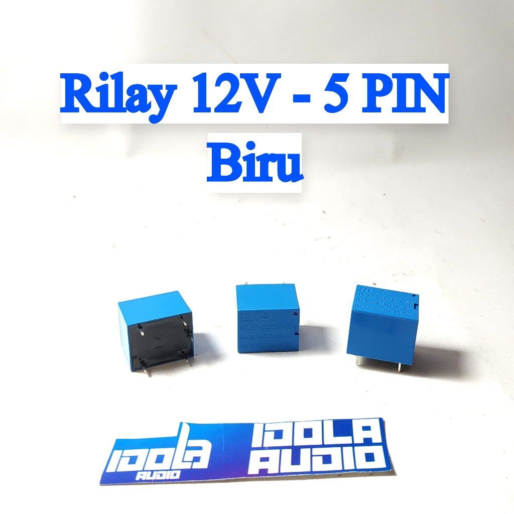 Jual Rilay 12V 5 PIN Biru | Relay 12 Volt - 5 Pin T 73 HTV | Shopee ...