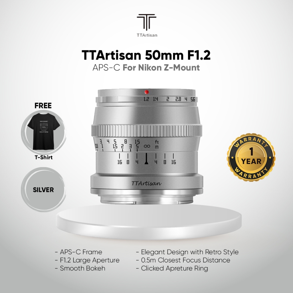 Jual Ttartisan 50mm F1 2 Aps C Lens For Camera Shopee Indonesia