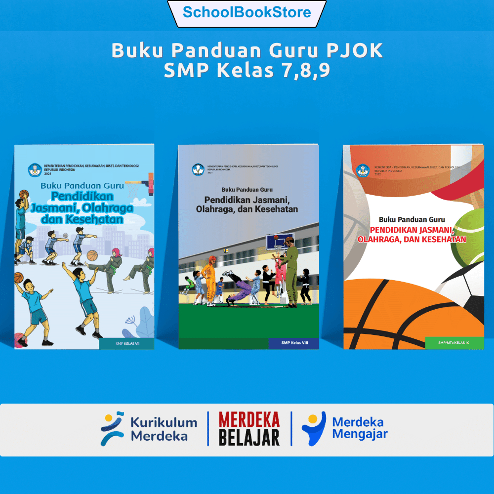 Jual Buku Panduan Guru PJOK Kelas 7,8,9 SMP MTs Kurikulum Merdeka Belajar Buku Pegangan Versi ...