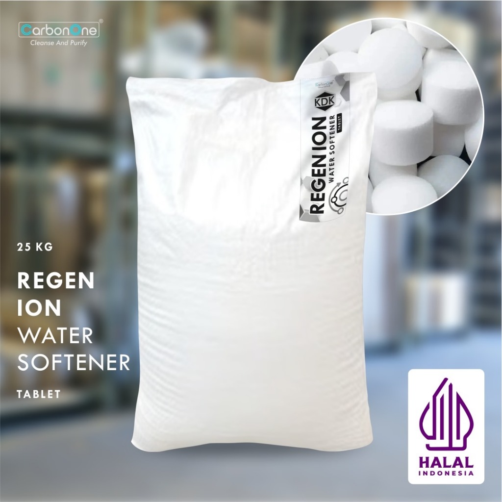 Jual KDK Regen Ion Water Softener Tablet 25Kg - Regeneari Resin Cation ...