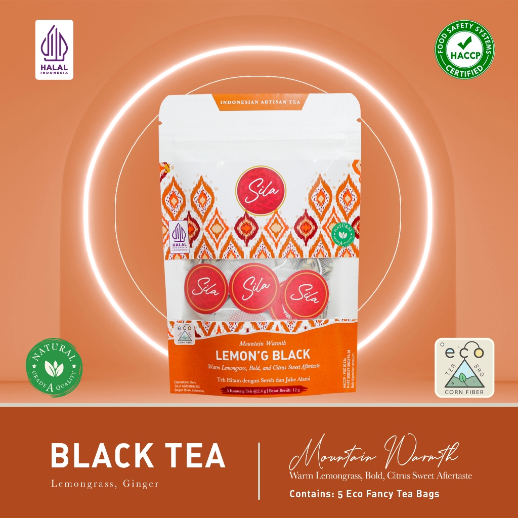 Jual Sila Artisan Tea - Lemon G' Black - White Kraft Pouch - Teh ...