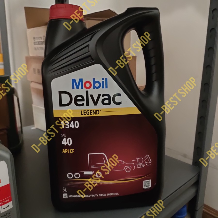 Jual Oli mobil diesel "MOBIL1" DELVAC 1340 LEGEND SAE 40 - kemasan 5 ...