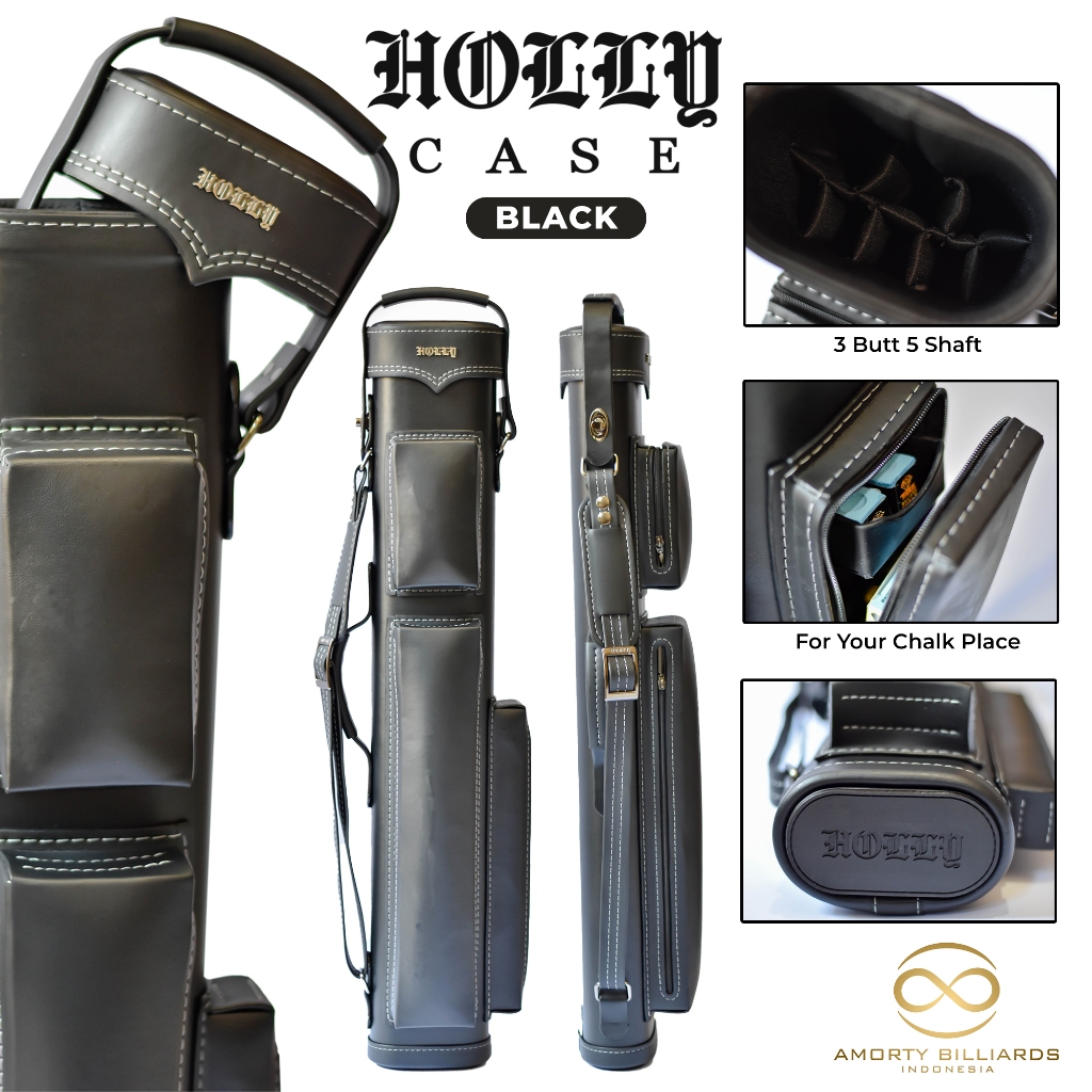 Jual Holly Case Reborn Black - 3 Butts 5 Shafts / Tas Billiard | Shopee ...