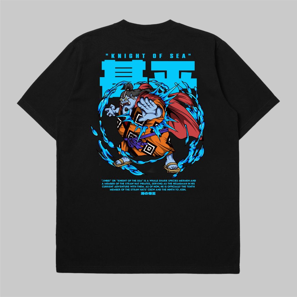 Jual JINBEI KNIGHT OF SEA | ONE PIECE | T-shirt Anime Premium | Shopee ...