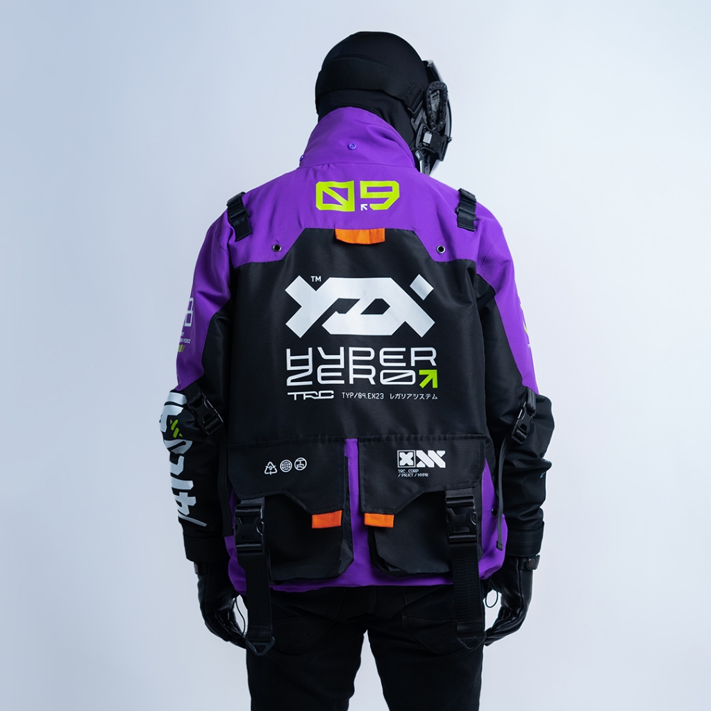 Jual TECHRACER - Hyper Zero Purple - Windproof Techwear Jacket | Shopee Indonesia