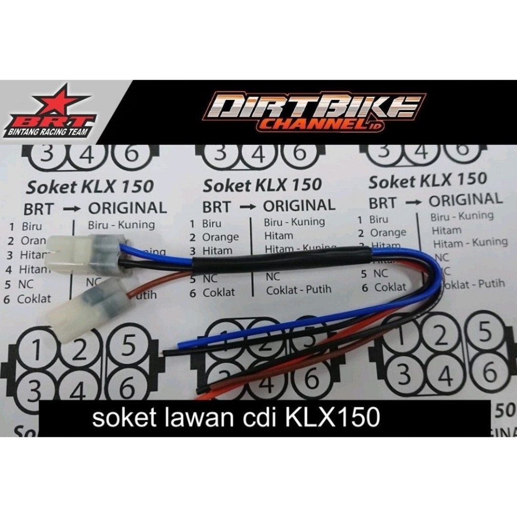 Jual Kabel Soket Lawan CDI BRT KLX 150 Dtracker 150 | Shopee Indonesia