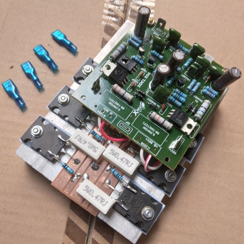 Jual KIT POWER AMPLIFIER DRIVER SOCL 506 PLUS FINAL 3 SET TRANSISTOR ...