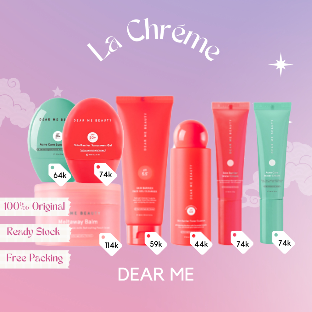 Jual Dear Me Beauty Bundle Series Facial Wash Face Gel Cleanser 100ml ...